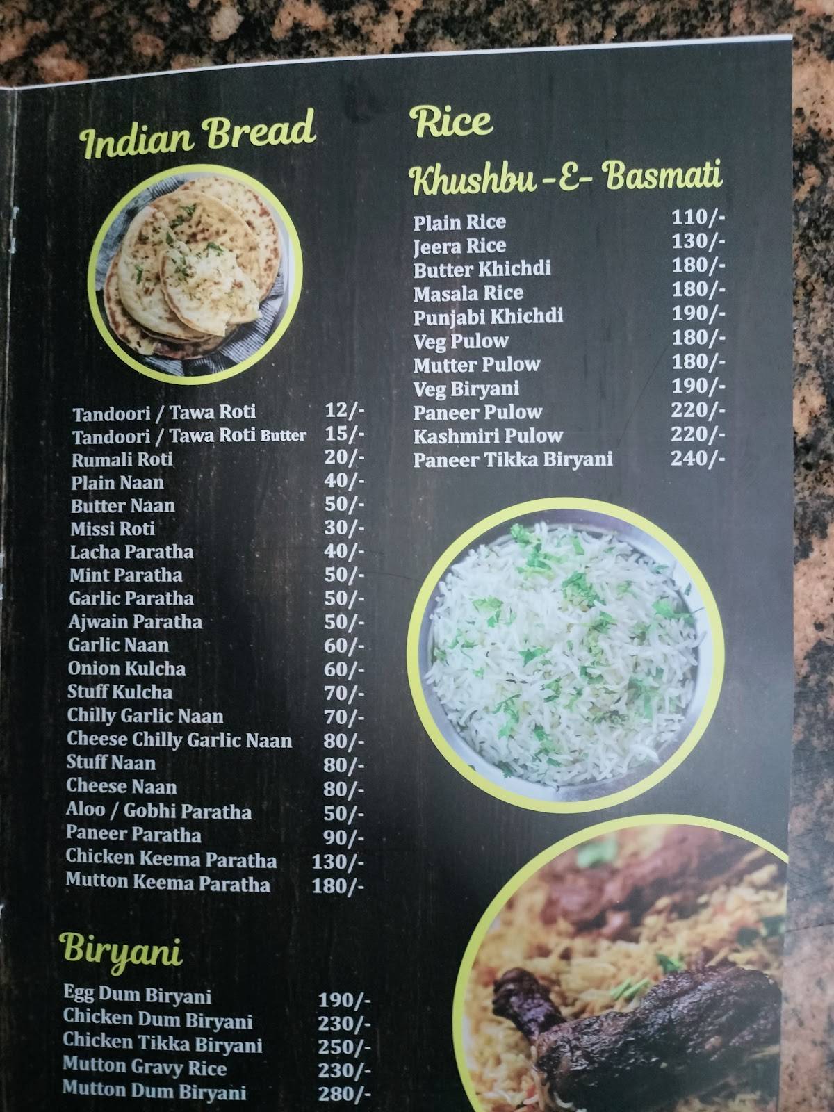Menu at Jhumta Kukkad By Apna Punjabi Dhaba, Indore