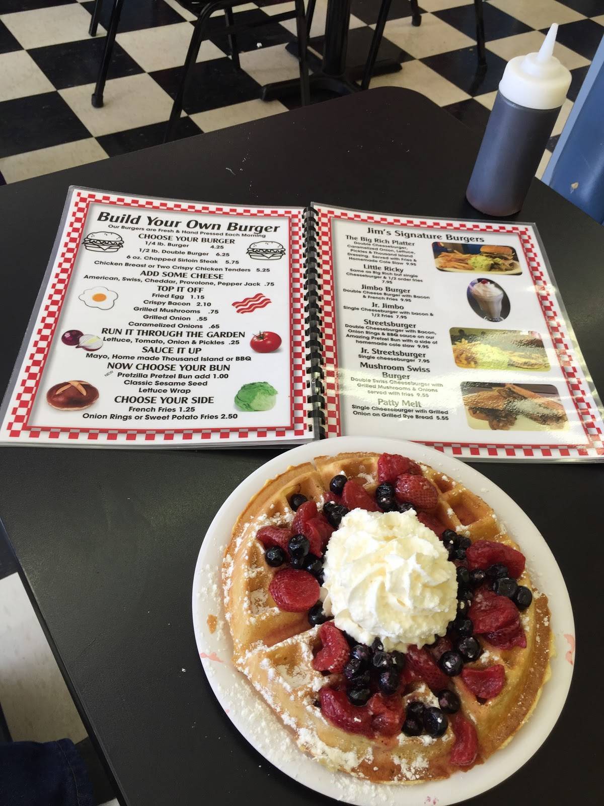 Menu at Jim's Open Kitchen Too restaurant, Streetsboro