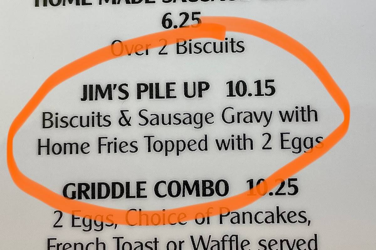 Menu at Jim's Open Kitchen Too restaurant, Streetsboro
