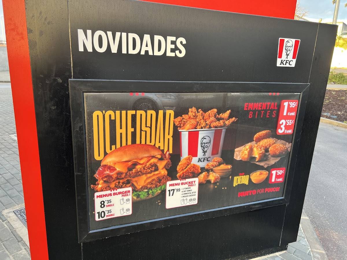 Menu em KFC Lagos restaurante, Lagos