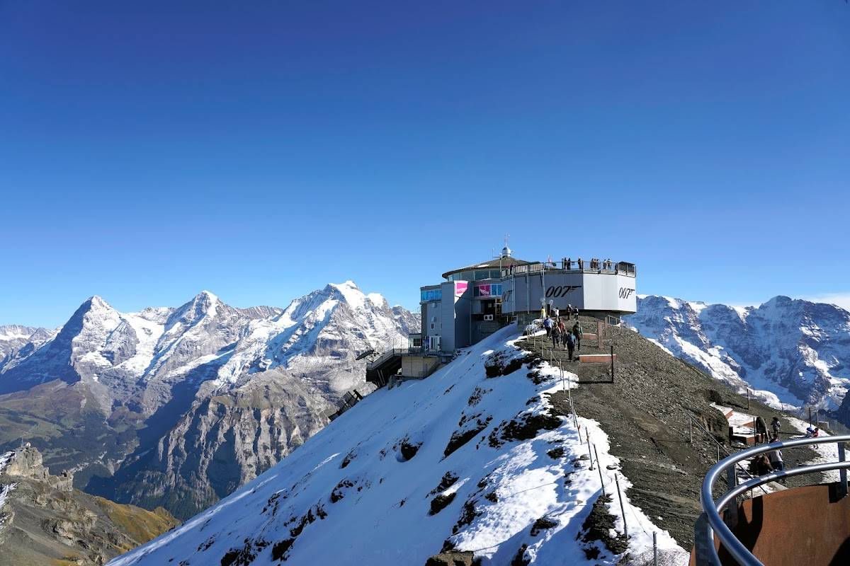 Menu at Piz Gloria, Lauterbrunnen, Schilthorn