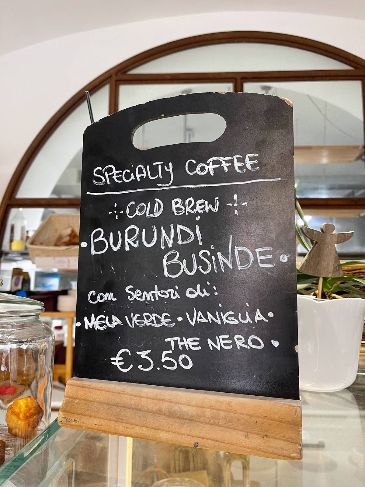 Menu da Le Levain pasticceria, Roma