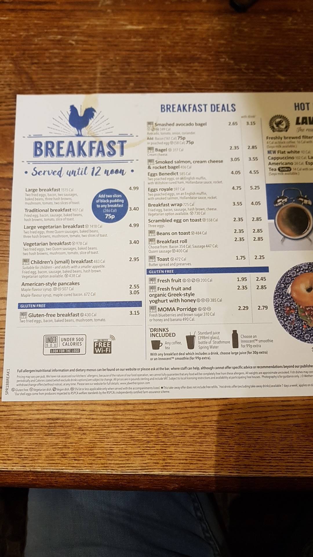 Menu at Three Magnets - JD Wetherspoon pub & bar, Letchworth Garden ...