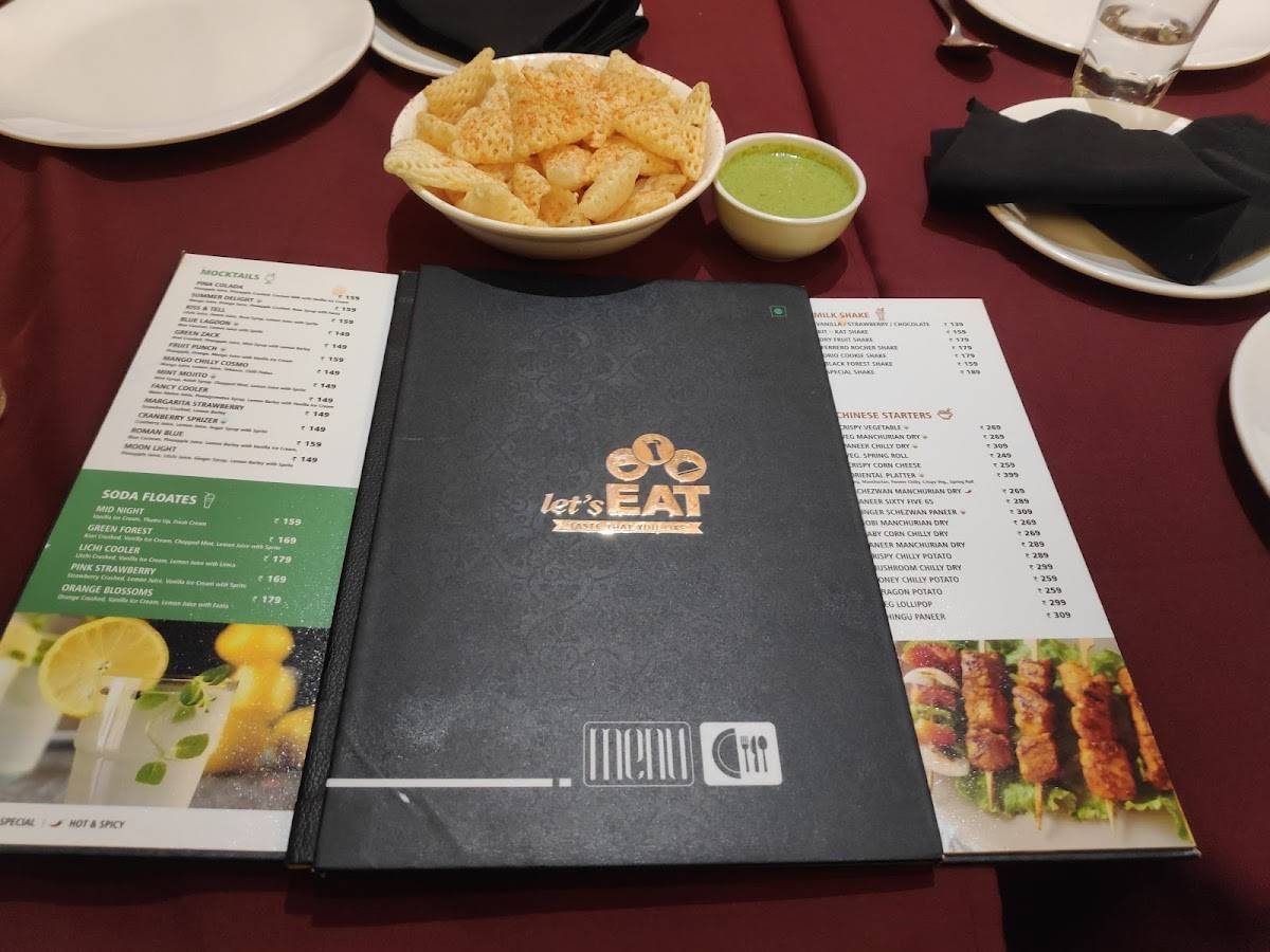 Menu at Let's eat Multicuisine Restaurant & Cafe, Rajkot