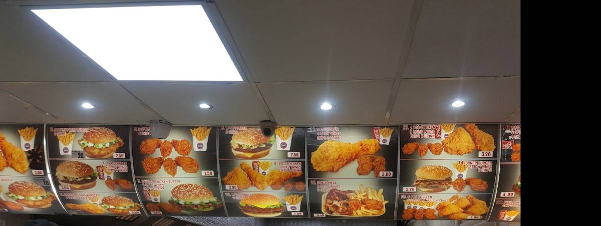 Menu at KHF STEPNEY restaurant, London, 210 Mile End Rd