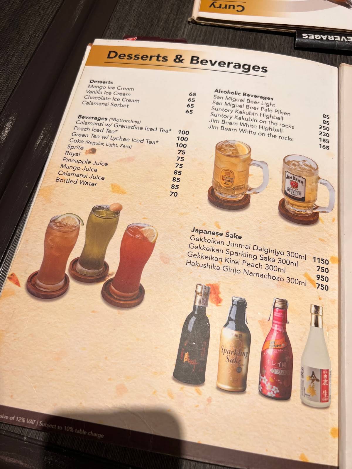 Menu at Maisen Tonkatsu - Shangri-La at the Fort pub & bar, Taguig