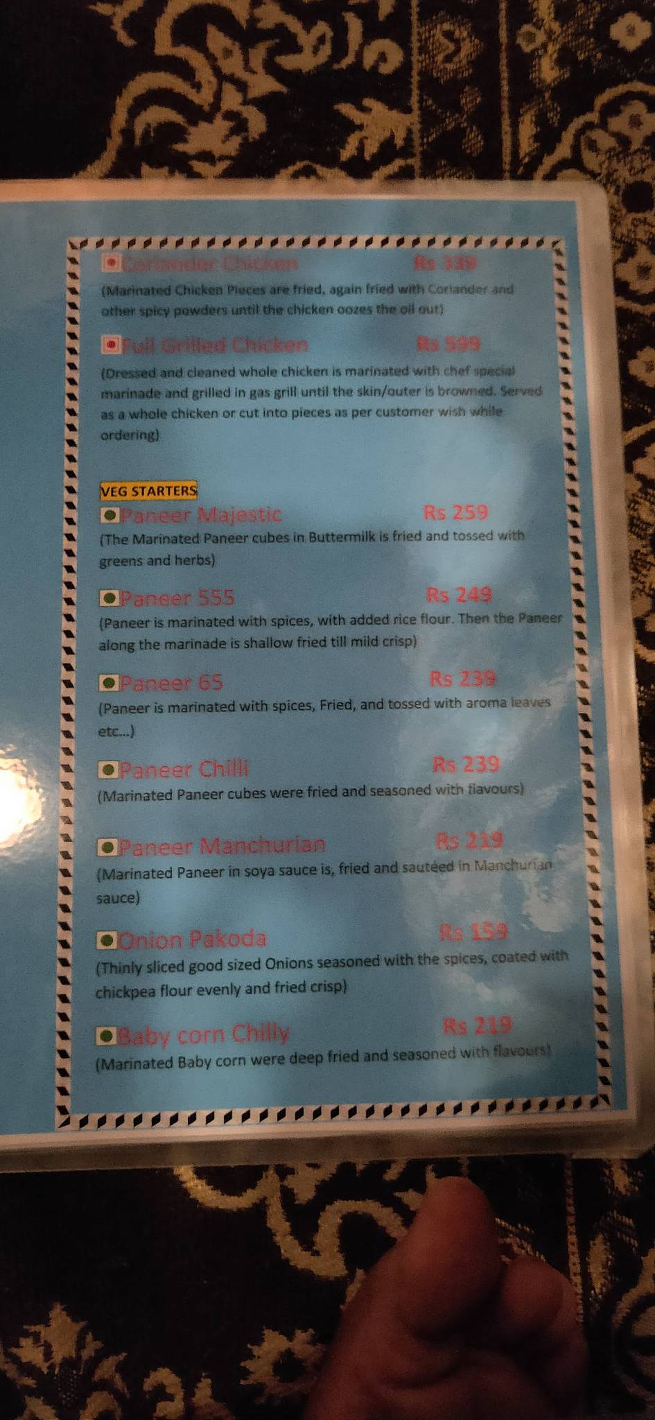Menu at Majlis Darbar Arabian Cuisine Visakhapatnam, Visakhapatnam