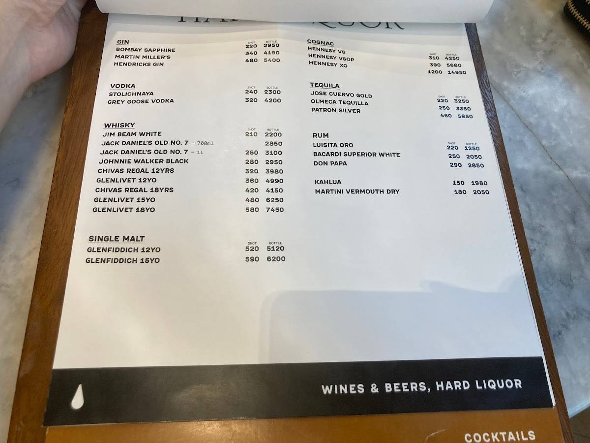 Menu at Single Origin - Greenbelt 5 cafe, Makati, Greenbelt 5 GF
