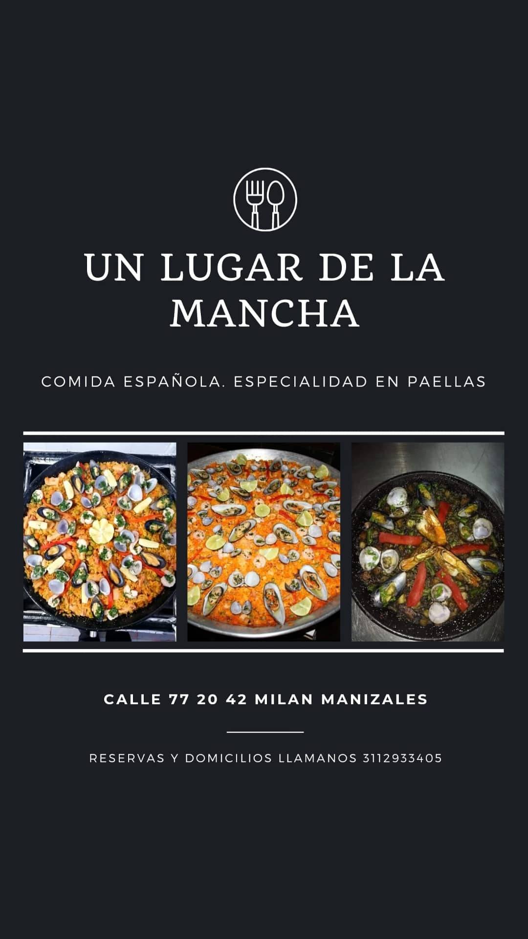 Carta del restaurante Un Lugar De La Mancha, Manizales