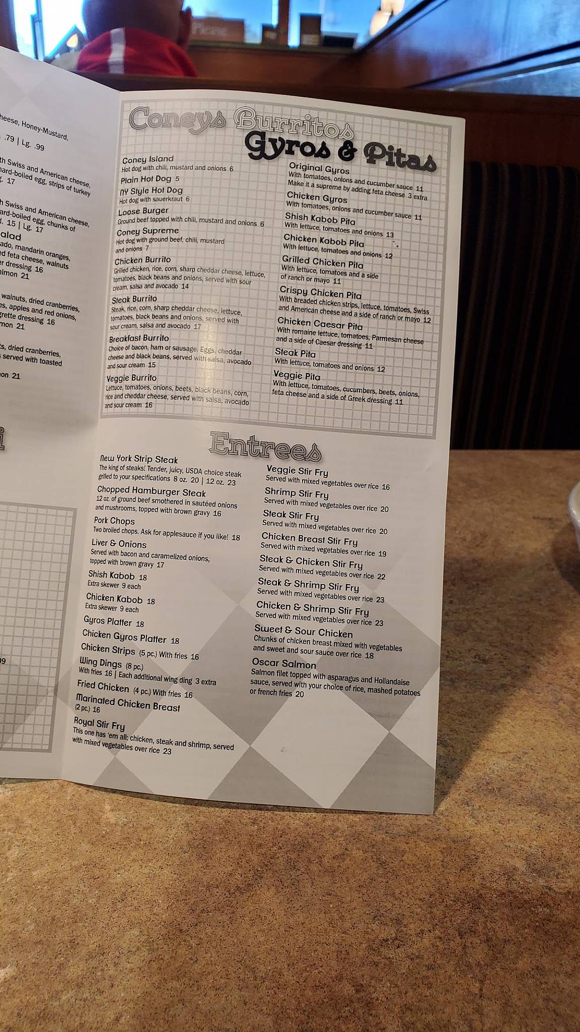 Menu at Marko's Cozy Cafe, Southfield