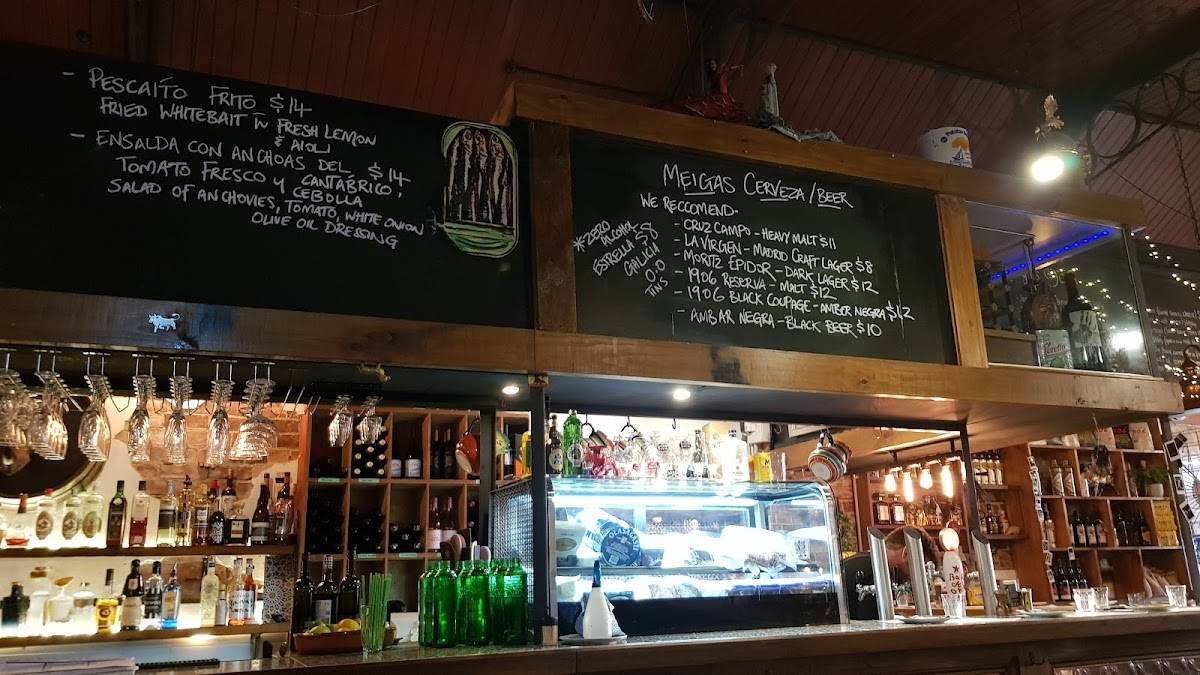 Menu at Meigas restaurant, Ballarat Central