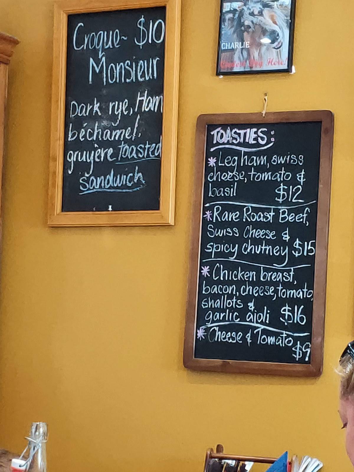 Carta de Meridian Cafe, Marulan