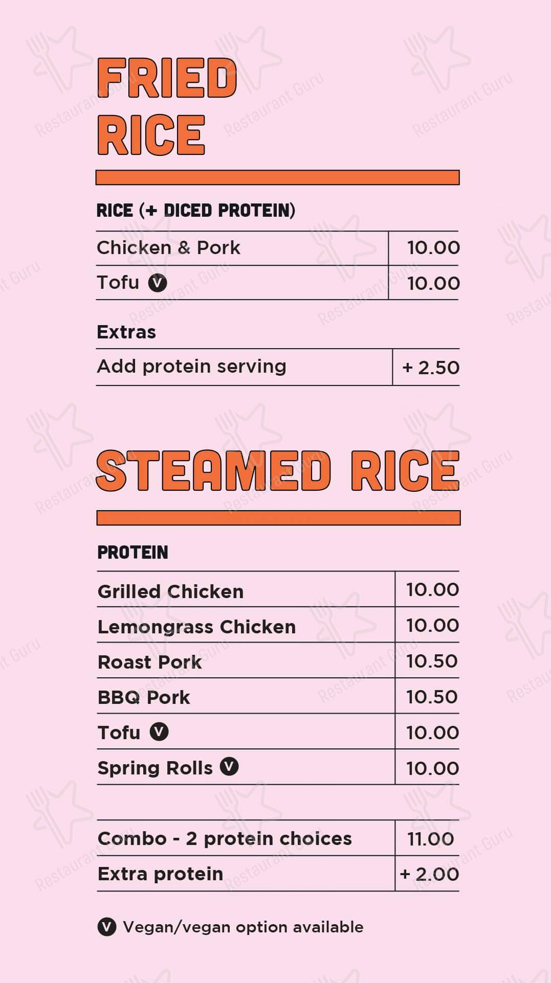Menu at Miss Mai, Gawler Place restaurant, Adelaide, 73 Gawler Pl