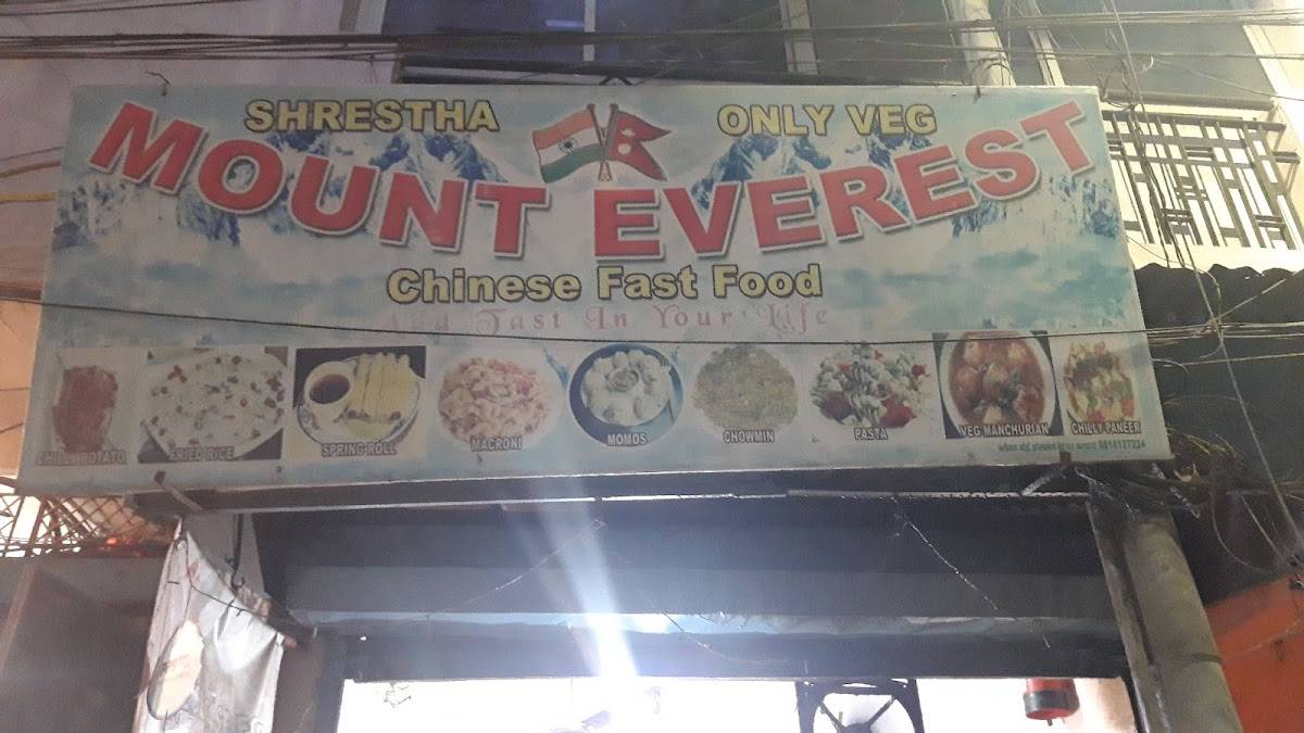 Menu at Mount Everest Chinese fast food, New Delhi, B29