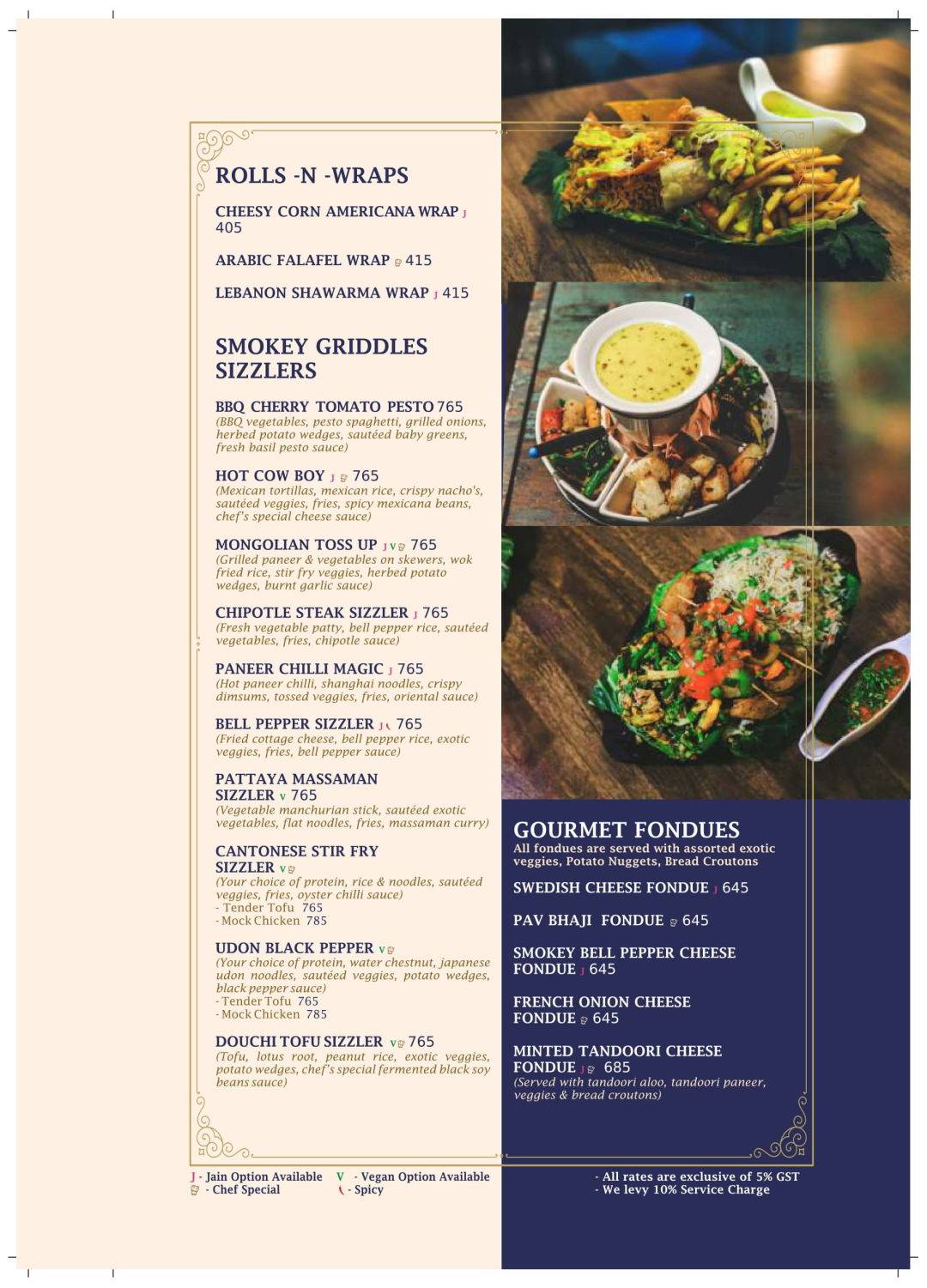 Menu at Thyme & Whisk - Best Restaurant In Worli Pure Veg Restaurant ...