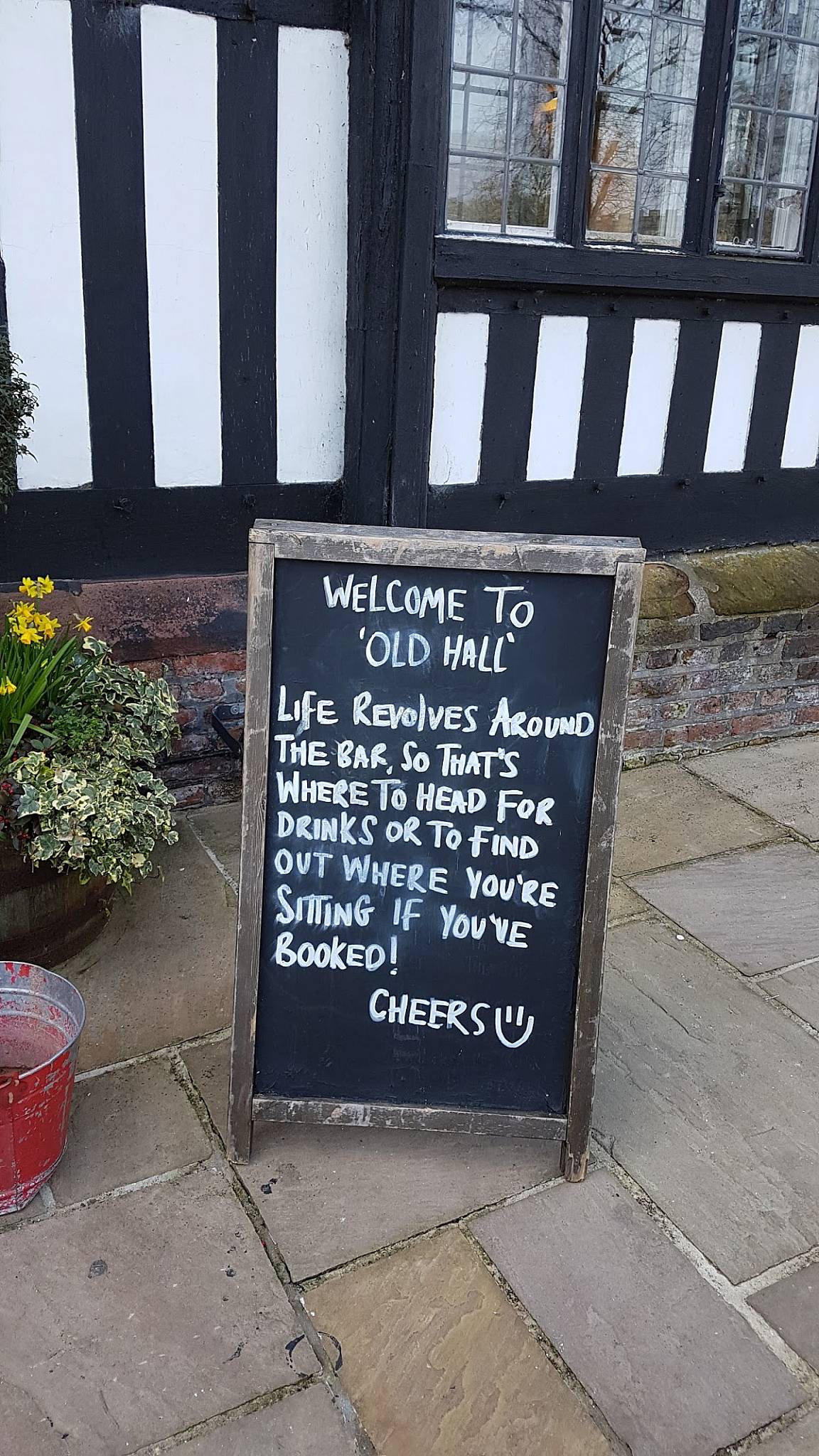 Menu at Old Hall pub & bar, Sandbach