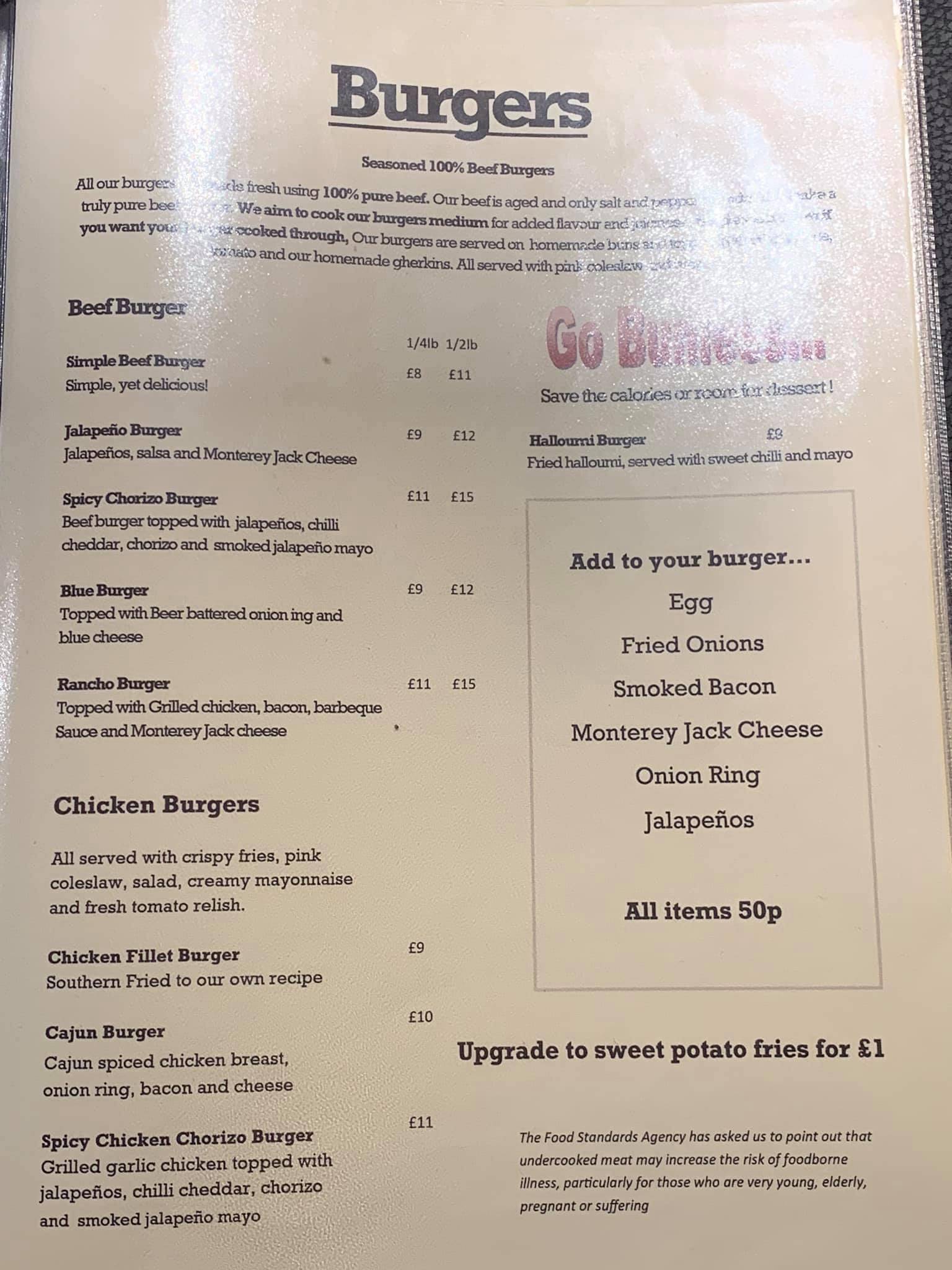 Menu at Kings Arms pub & bar, Oldham, Grains Bar