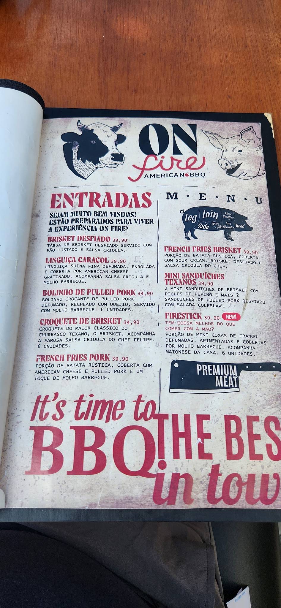 Menu em On Fire American BBQ, Niterói