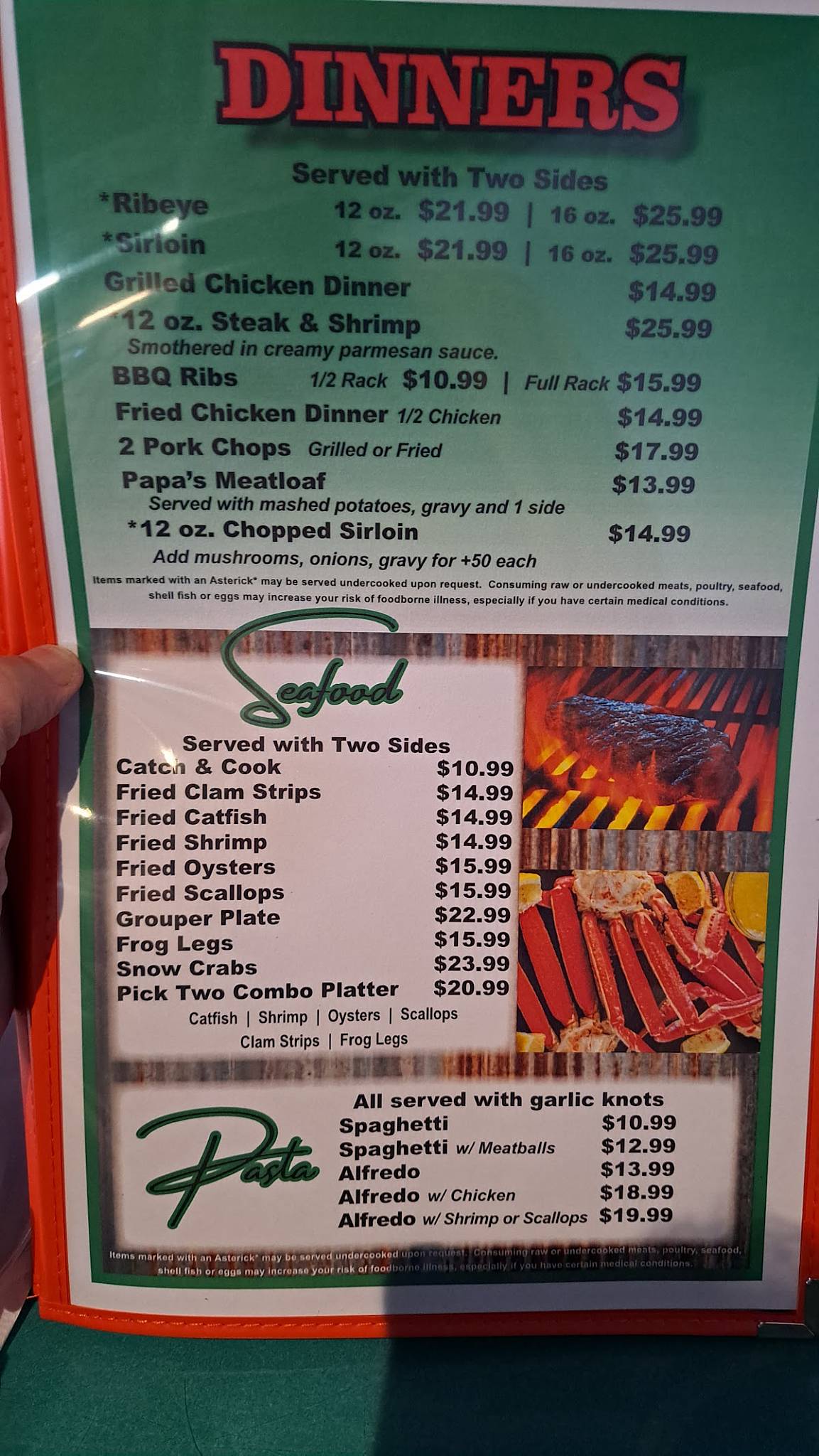 Menu at Papa Willies Bar and Grill, Beverly Hills