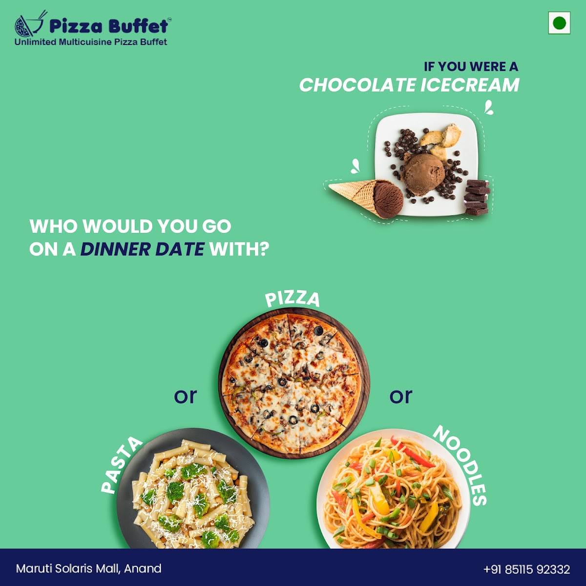 Menu at Pizza Buffet - Anand, Anand