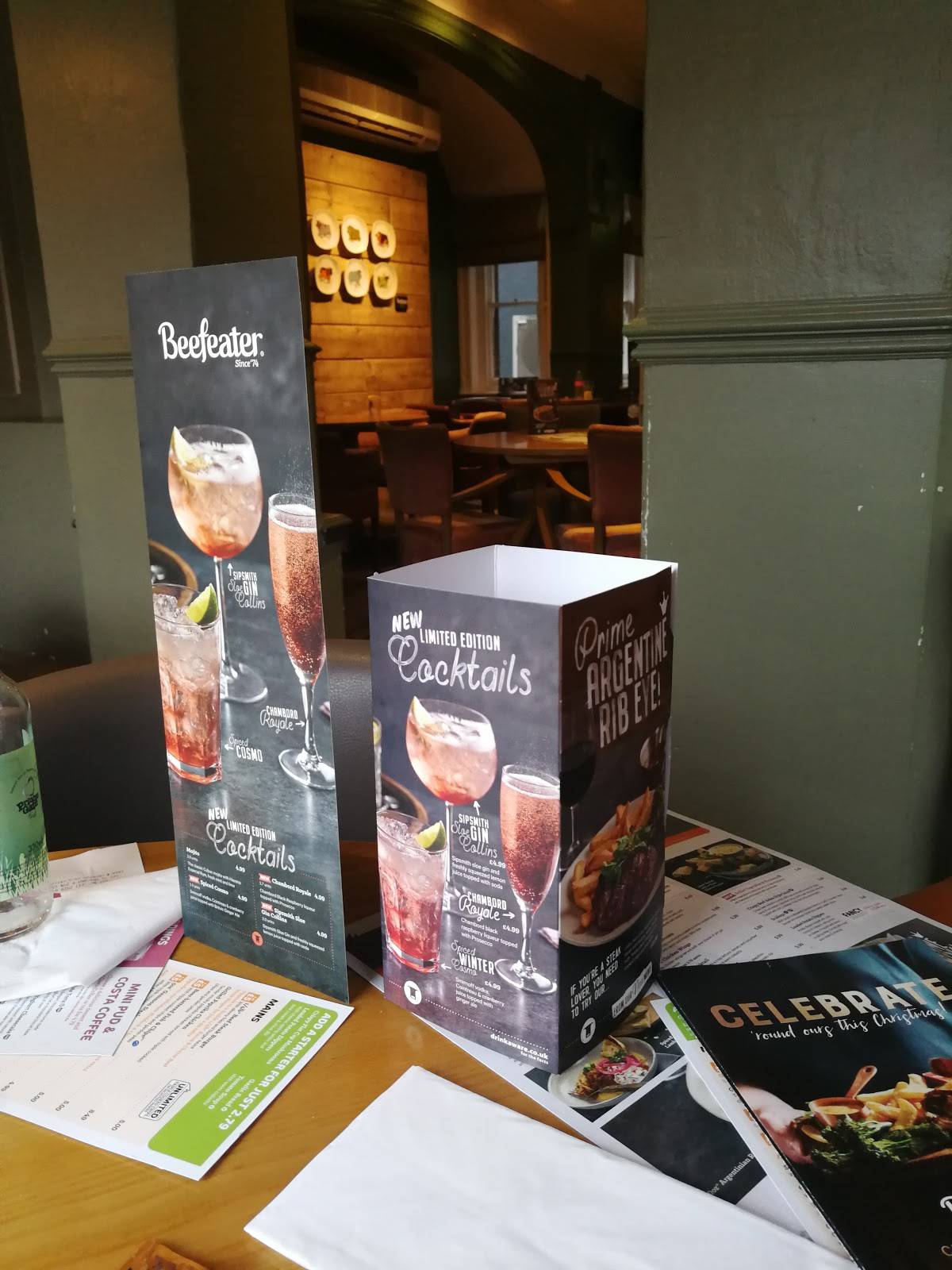 Menu at Beefeater The Woodlands pub & bar, Gravesend, Wrotham Rd