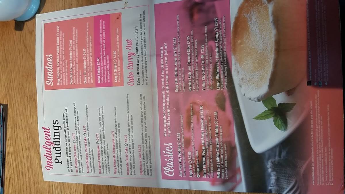 Menu at Chain Runner pub & bar, Livingston
