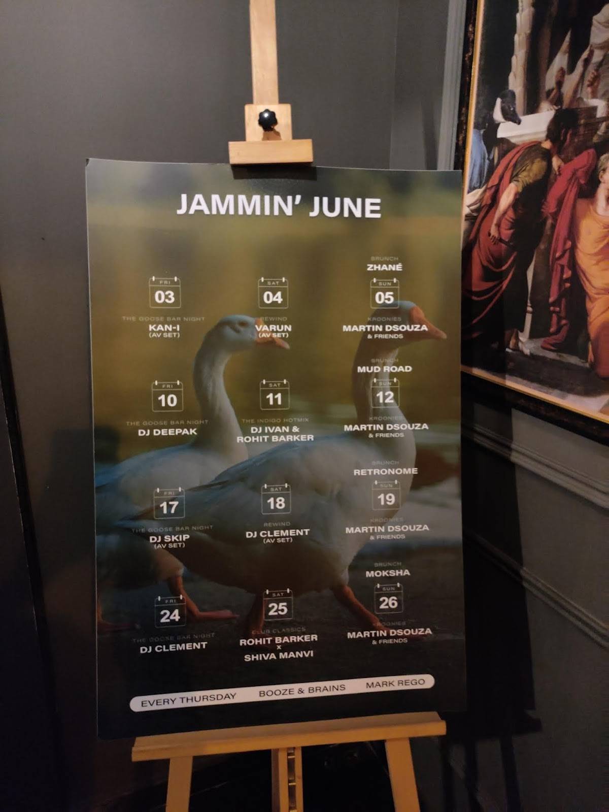 Menu at Gawky Goose, Bengaluru