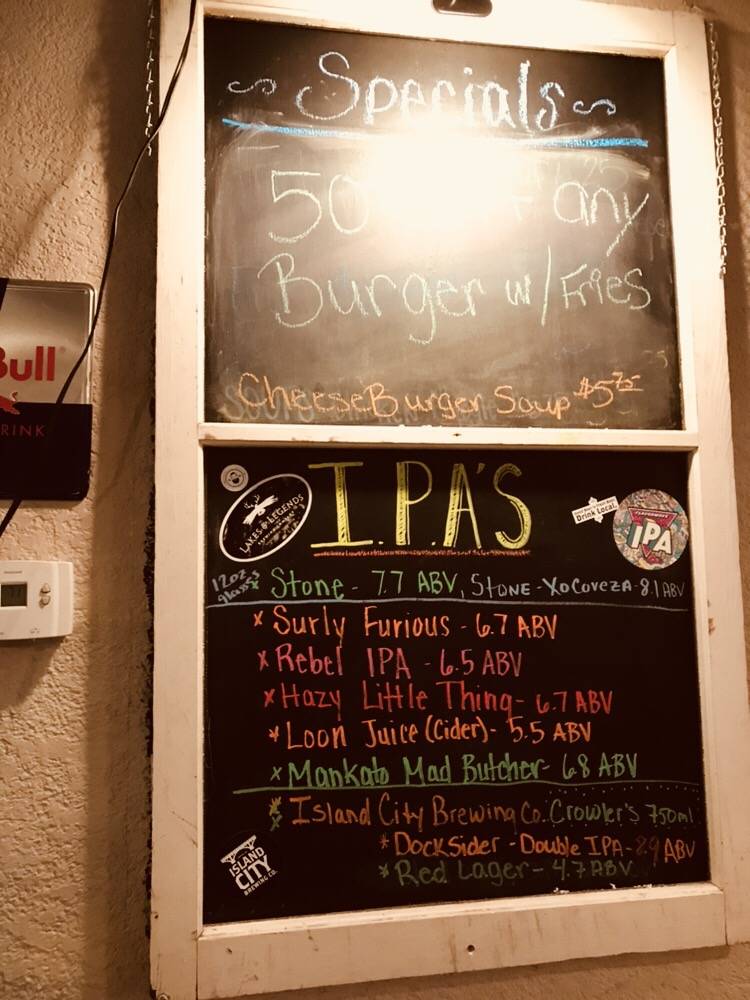 Menu at The Front Porch Bar And Grill, Kellogg