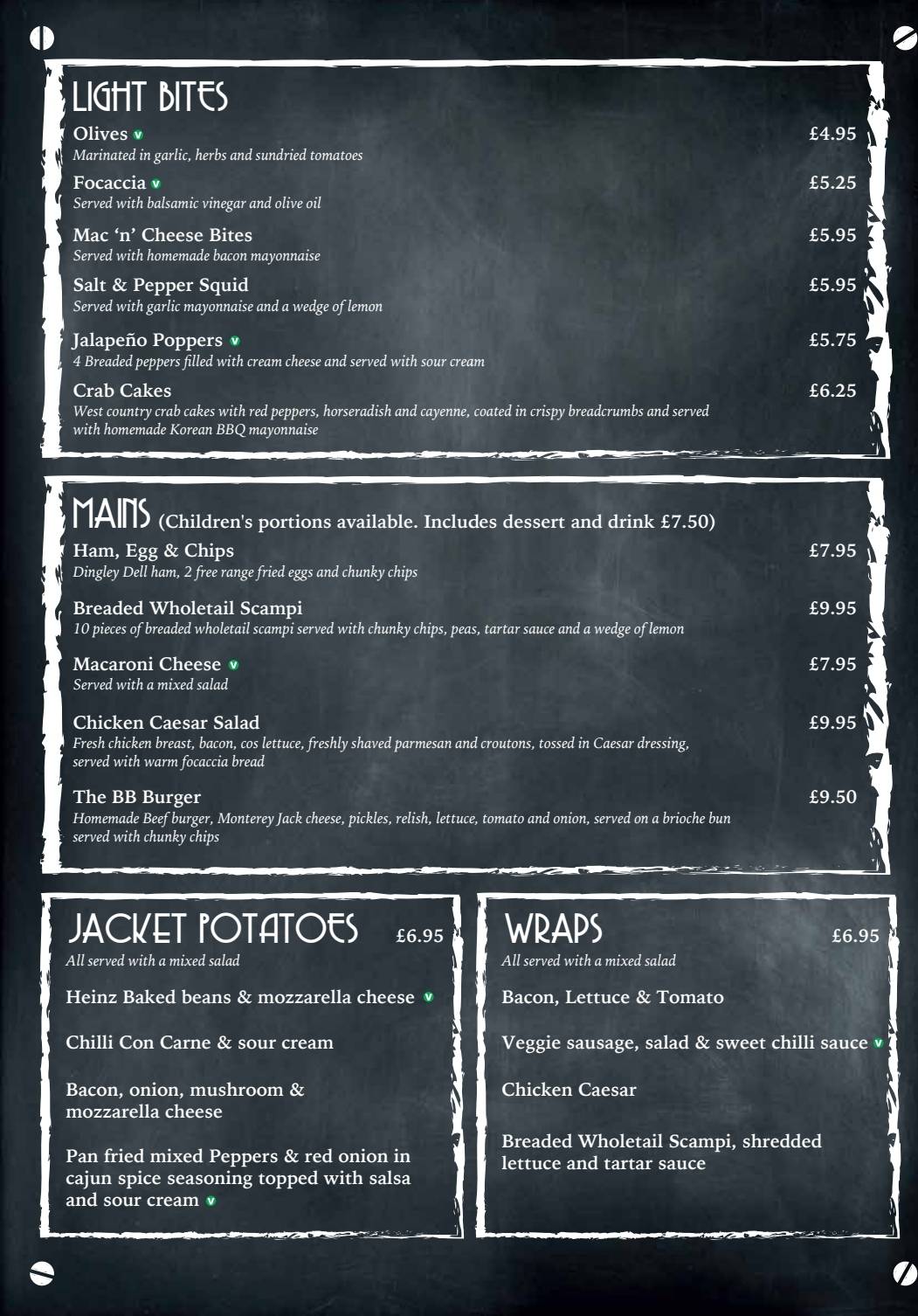 Menu at The Red Lodge Steakhouse & Bar, Red Lodge