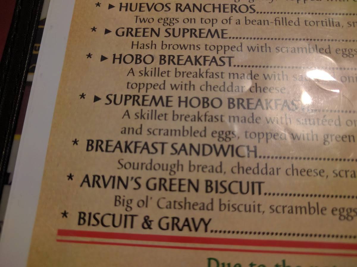 Menu at Pufferbelly Station Restaurant, Grand Junction
