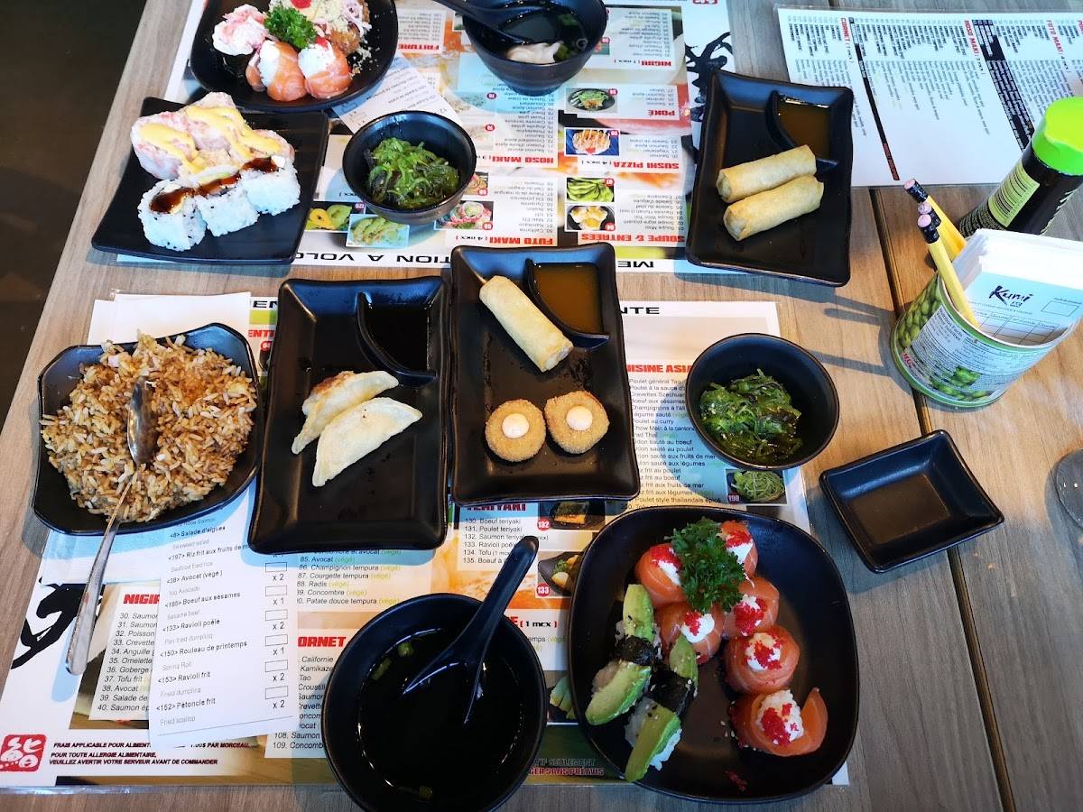 Menu au Sushi Kumi restaurant, Québec, 815 Bd Lebourgneuf