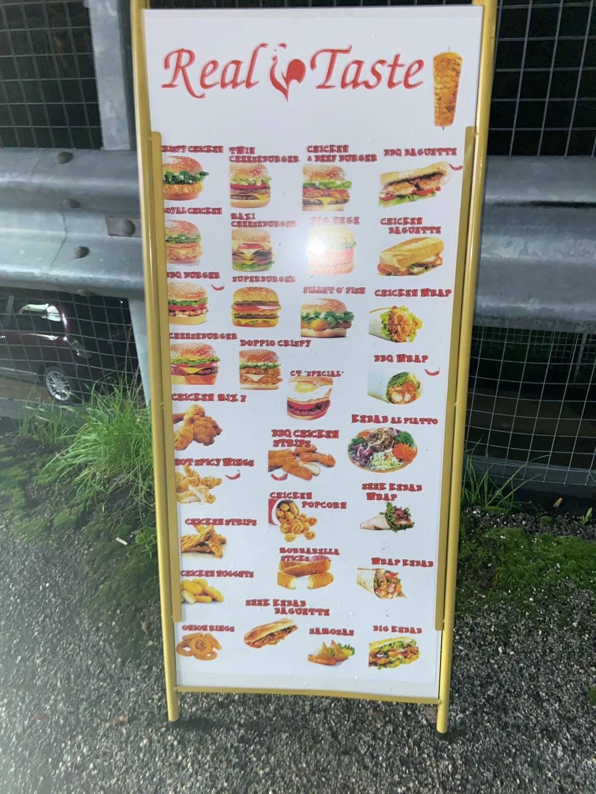 Speisekarte von Real Taste Kebab restaurant, San Mariano