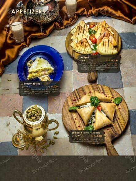 Menu at Al Jazeerah Signature Middle East Restaurant And Cafe Bandung ...