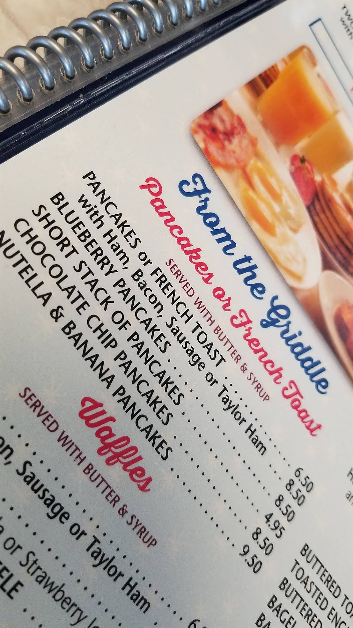 Menu at Bendix Diner restaurant, Hasbrouck Heights, 464 NJ-17