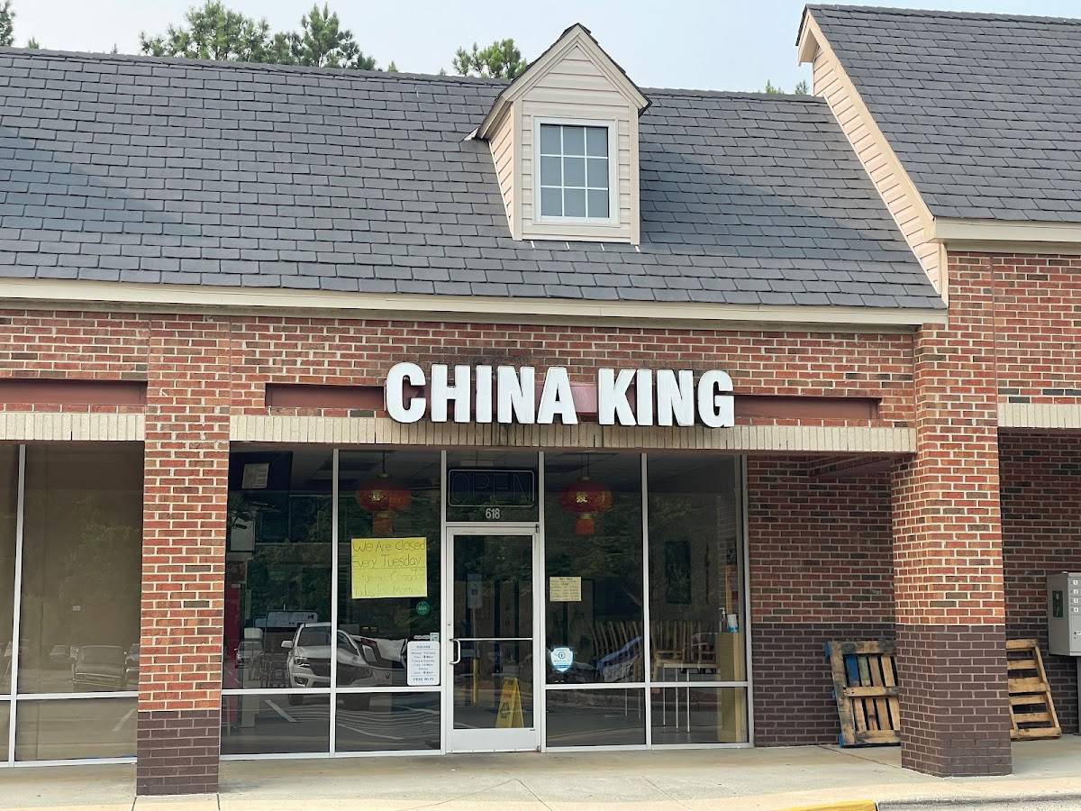 Menu at China King restaurant, Mebane, 618 N First St