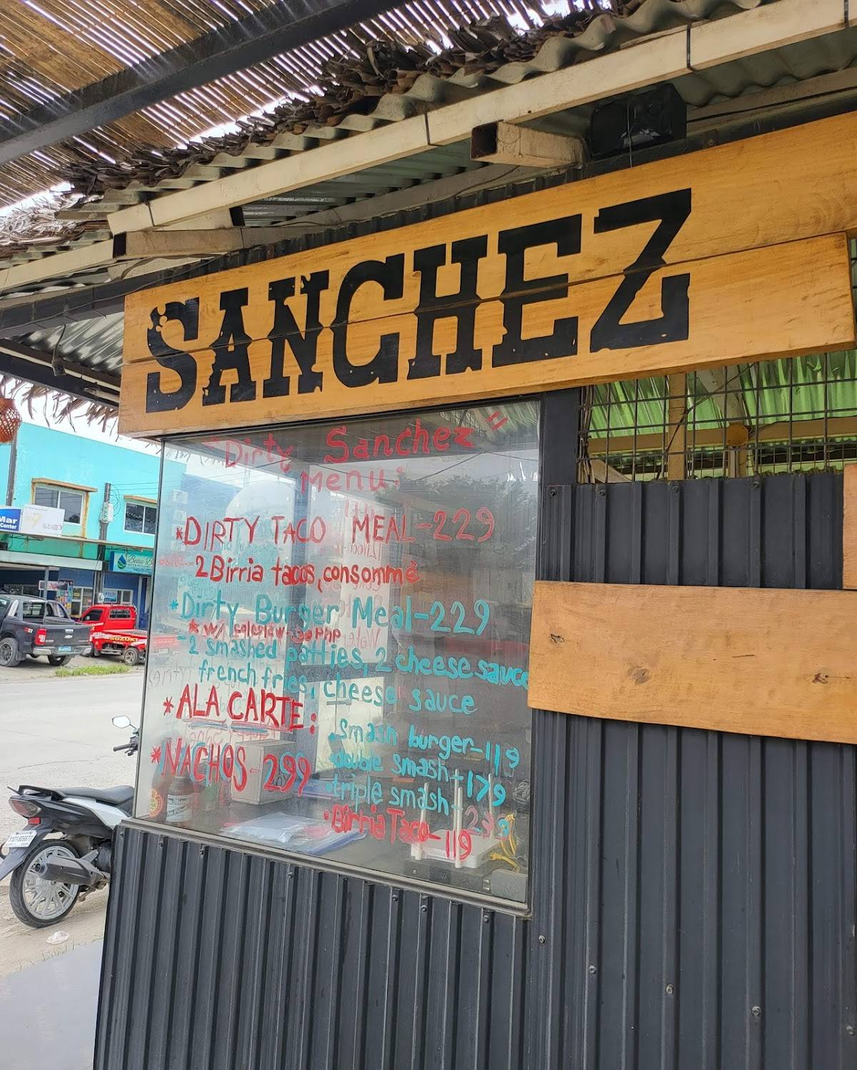 Menu at Dirty Sanchez Ma-a restaurant, Davao City