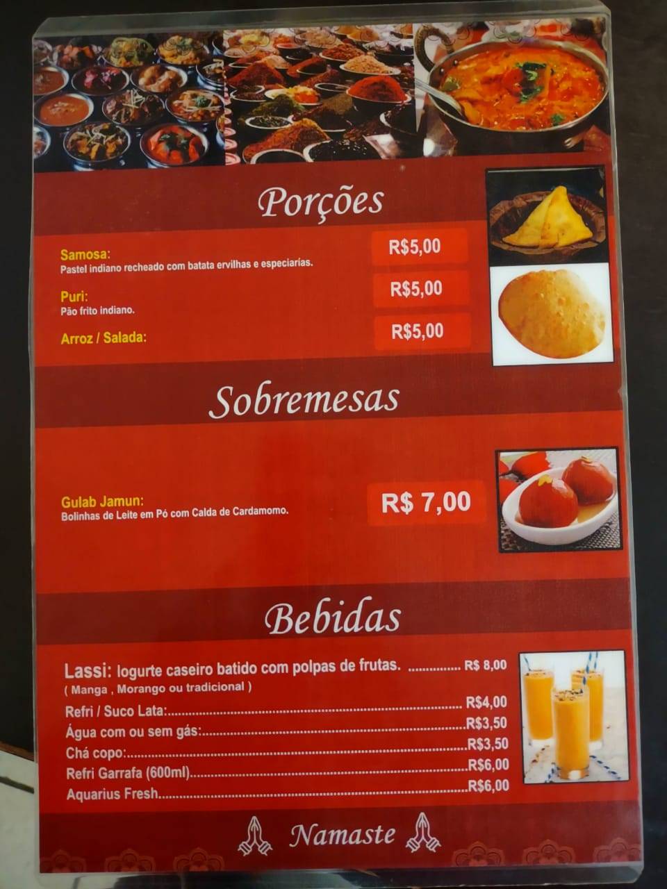Menu em Everest Inn restaurante, Curitiba, Praça Gen. Osório