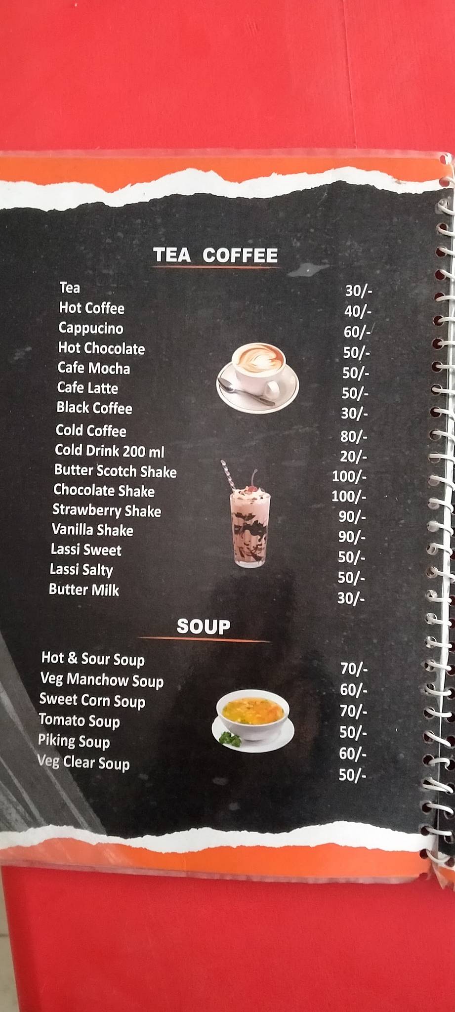 Menu at Food planet, Unnao