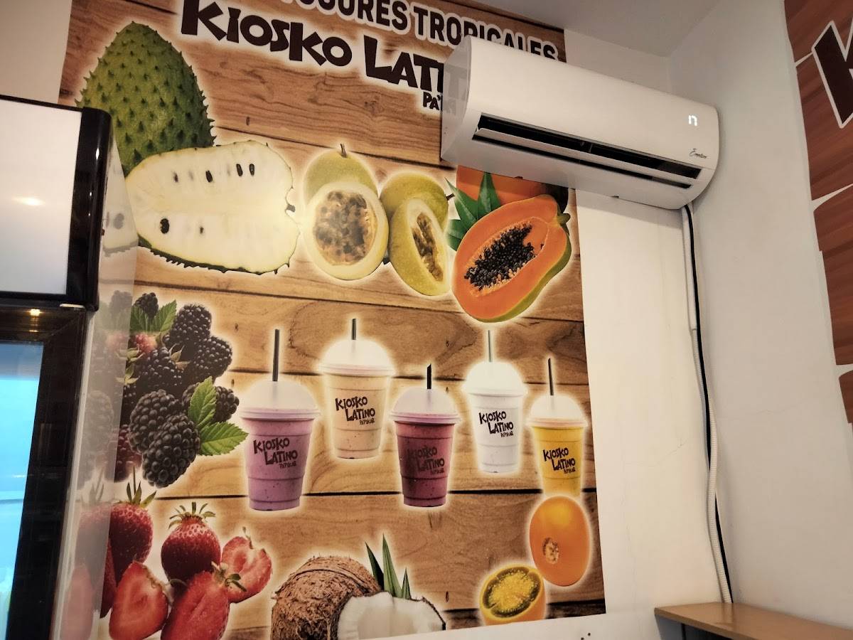 Menu at KIOSCO LATINO VALLECAS restaurant, Madrid