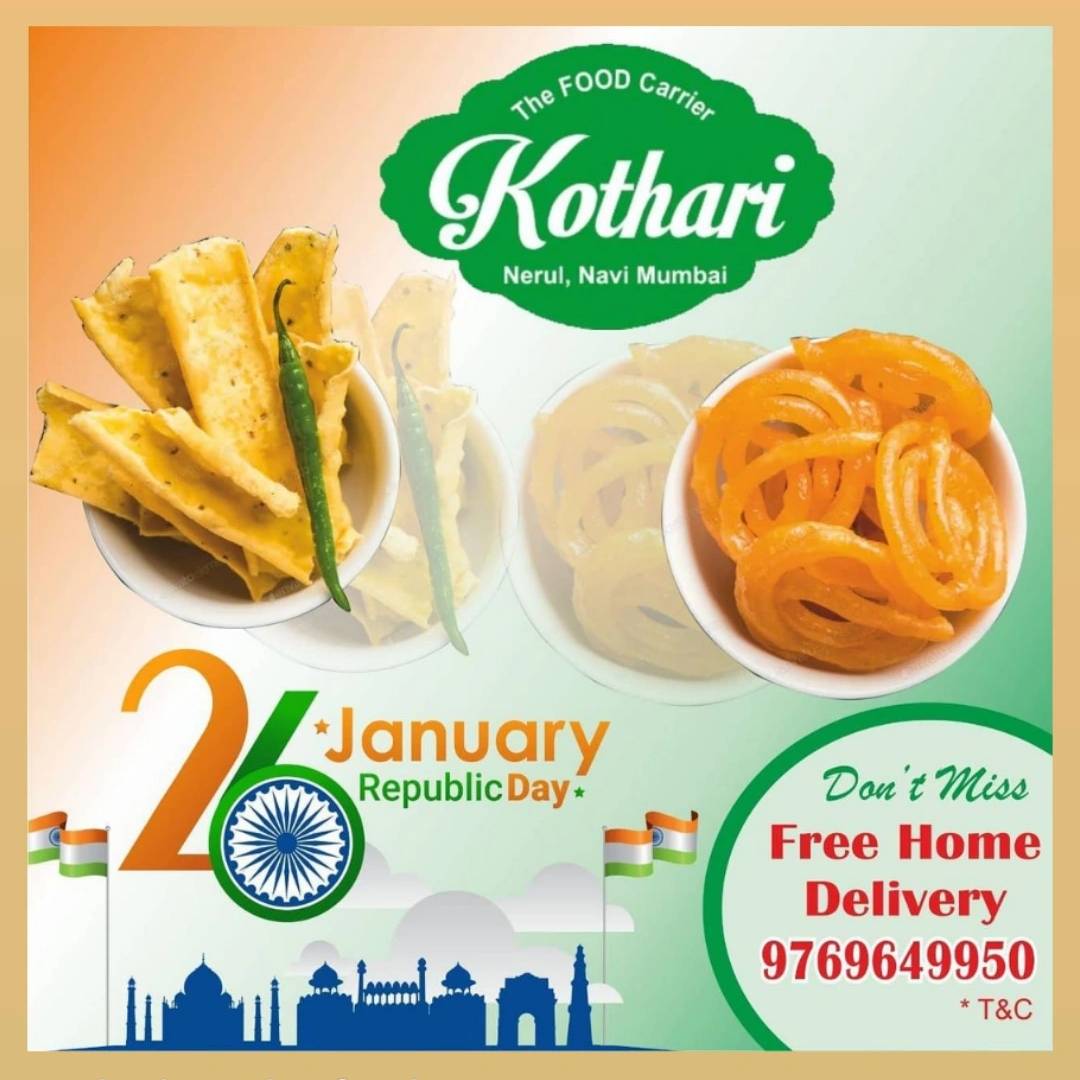 Menu at Kothari the Food Carrier, Navi Mumbai