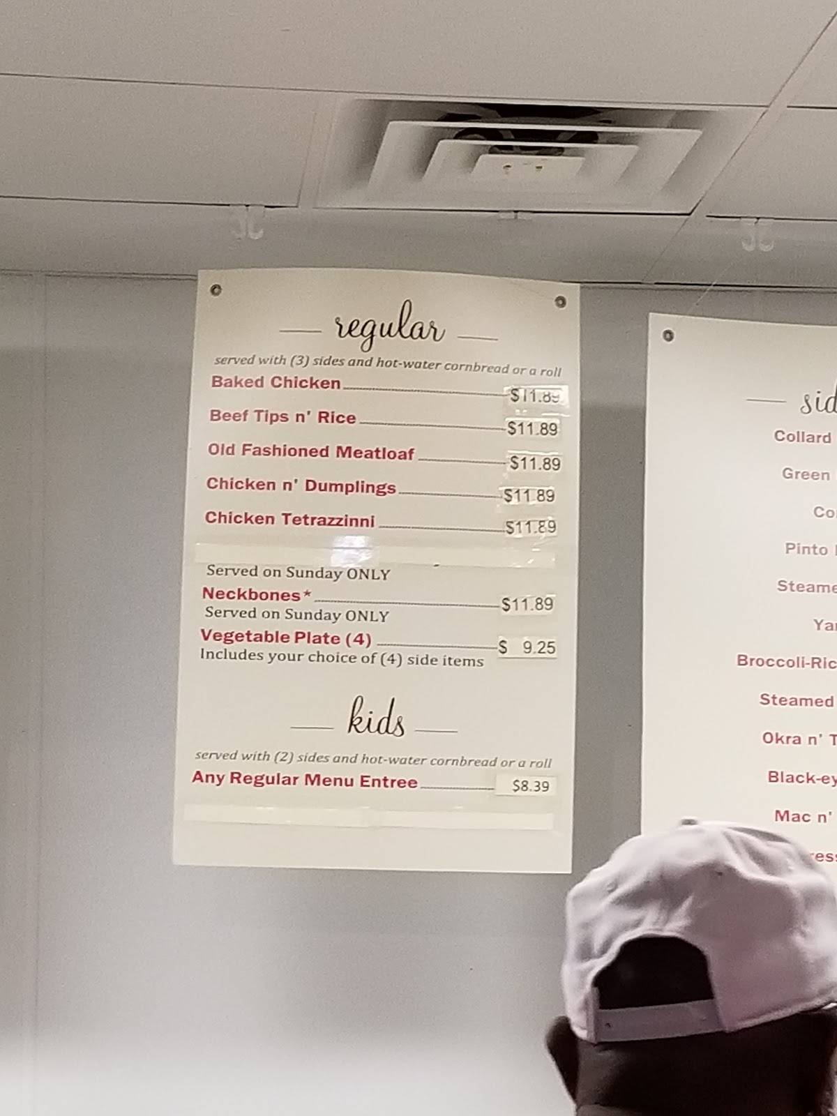 Menu at Madea's Down Home Cooking restaurant, Everman