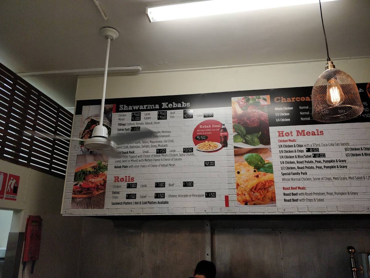 Menu at Royal Charcoal Chicken restaurant, Greenslopes
