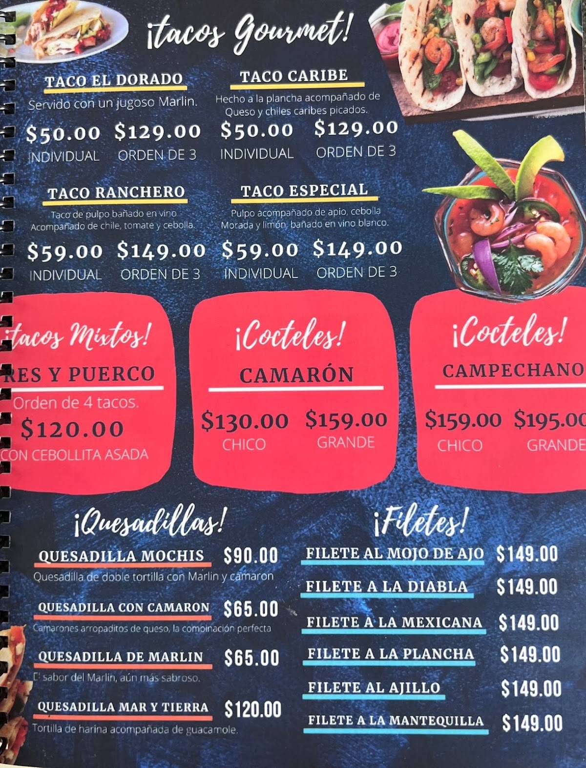Carta del restaurante Taco Mochis Valle del sol, Ciudad Juarez