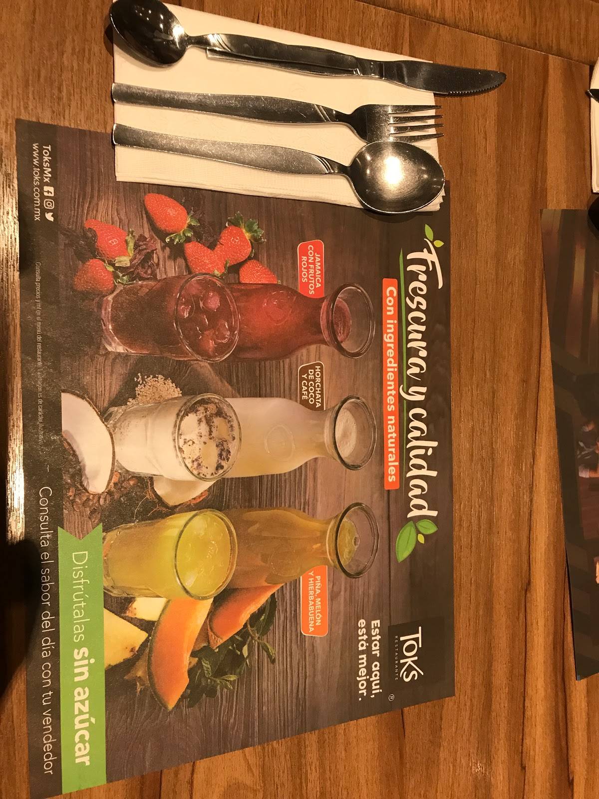 Carta del restaurante Toks Plaza Altacia, Leon