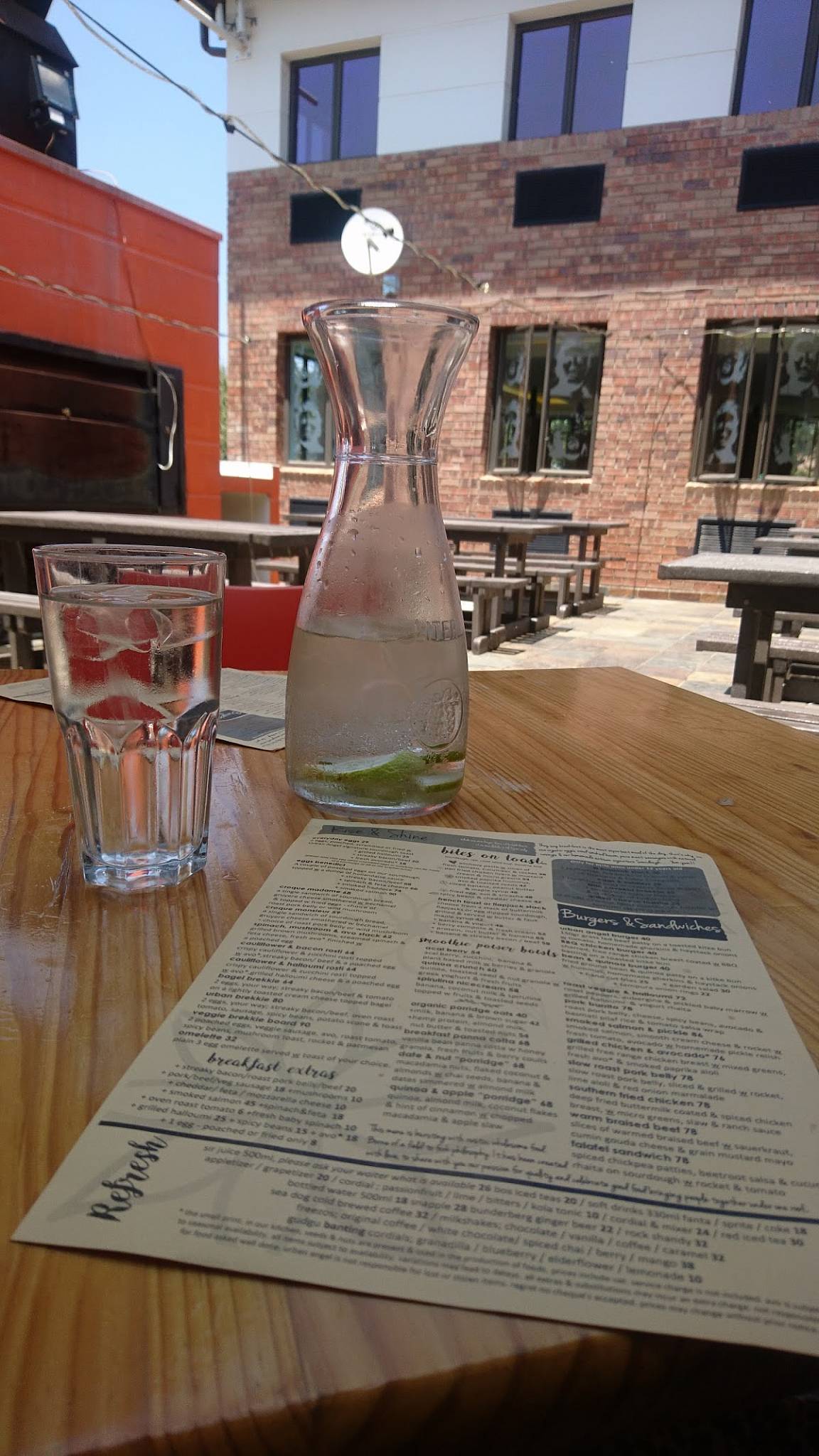 Menu at Urban Angel Cafe, Randburg, 134 Kayburne Ave