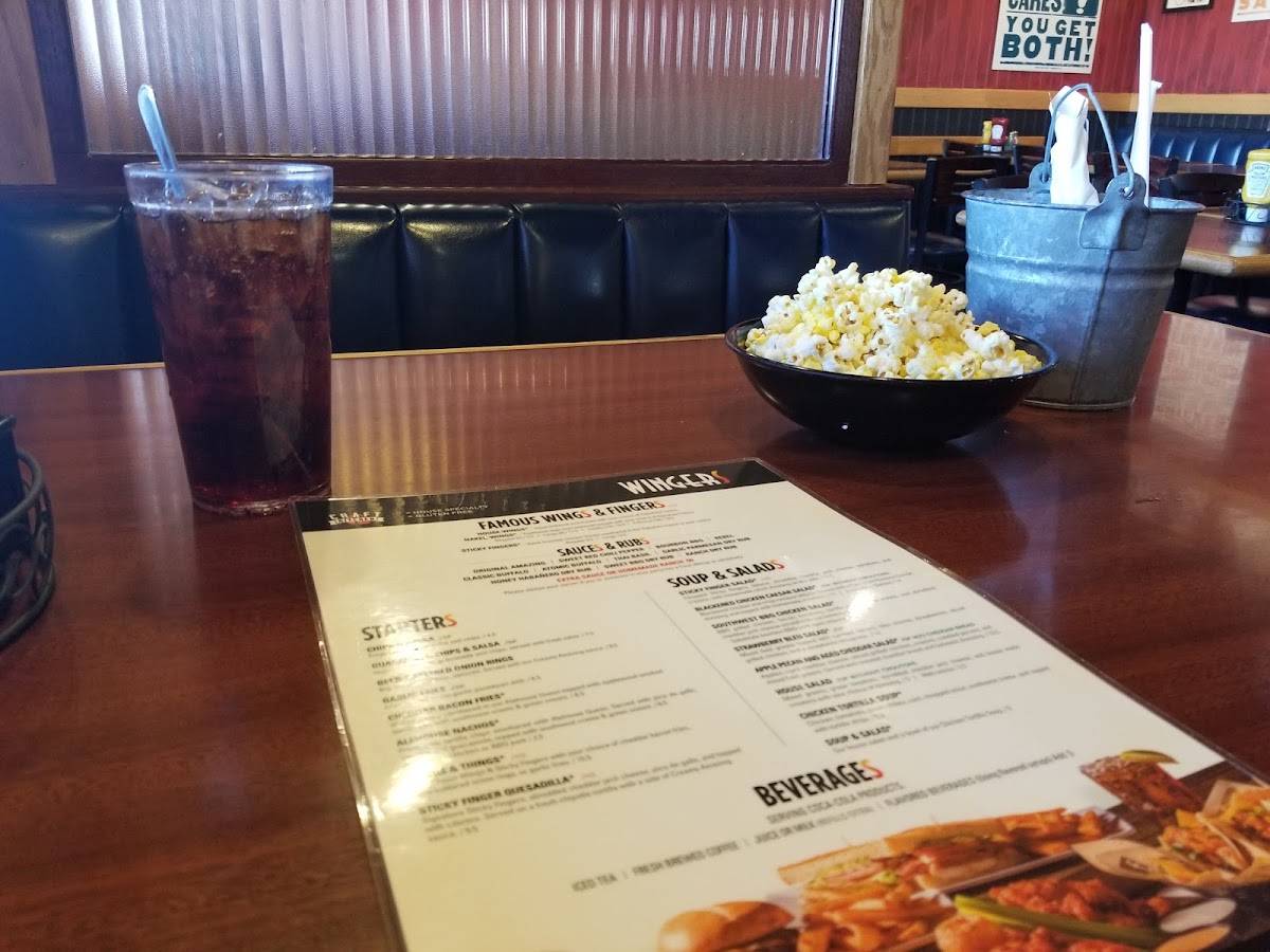Menu at WINGERS Restaurant, Richfield