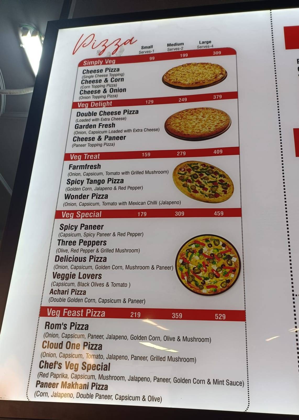 Menu at Pepper’s Pizza (Rom’s Pizza) - Krishna Nagar, Delhi