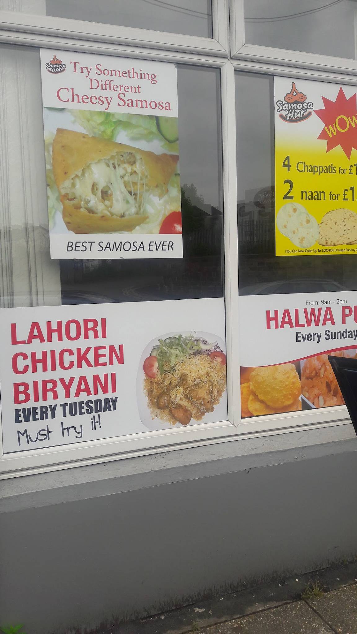 Menu at Samosa Hut Burnley restaurant, Burnley