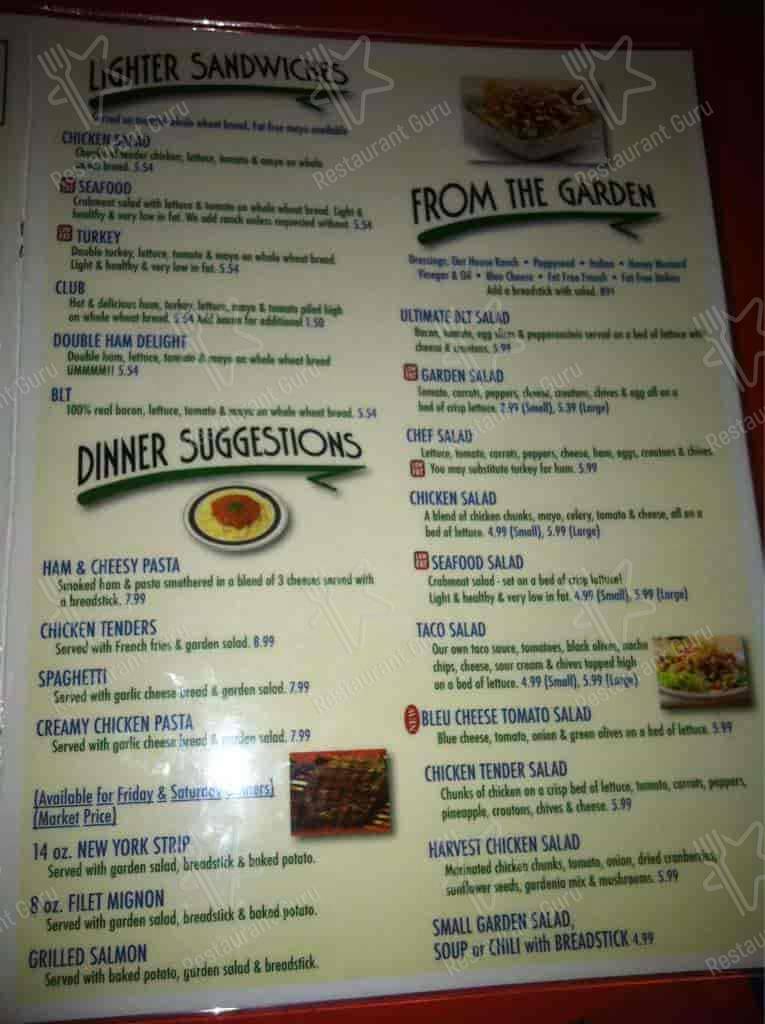 Menu at Sandwich Cellar pub & bar, North Manchester, 403 IN-13