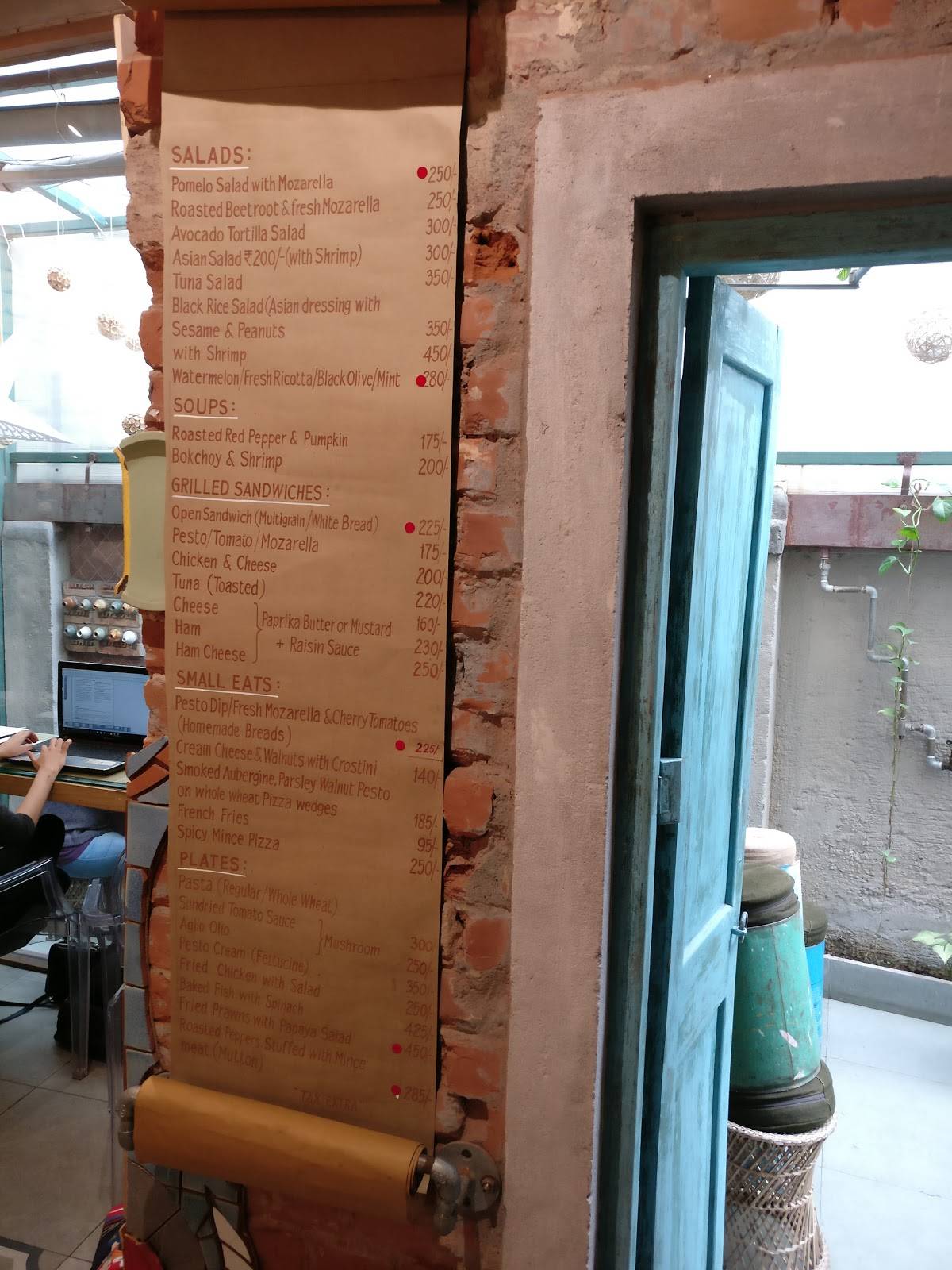 Menu at Sienna Store & Cafe, Kolkata, 49